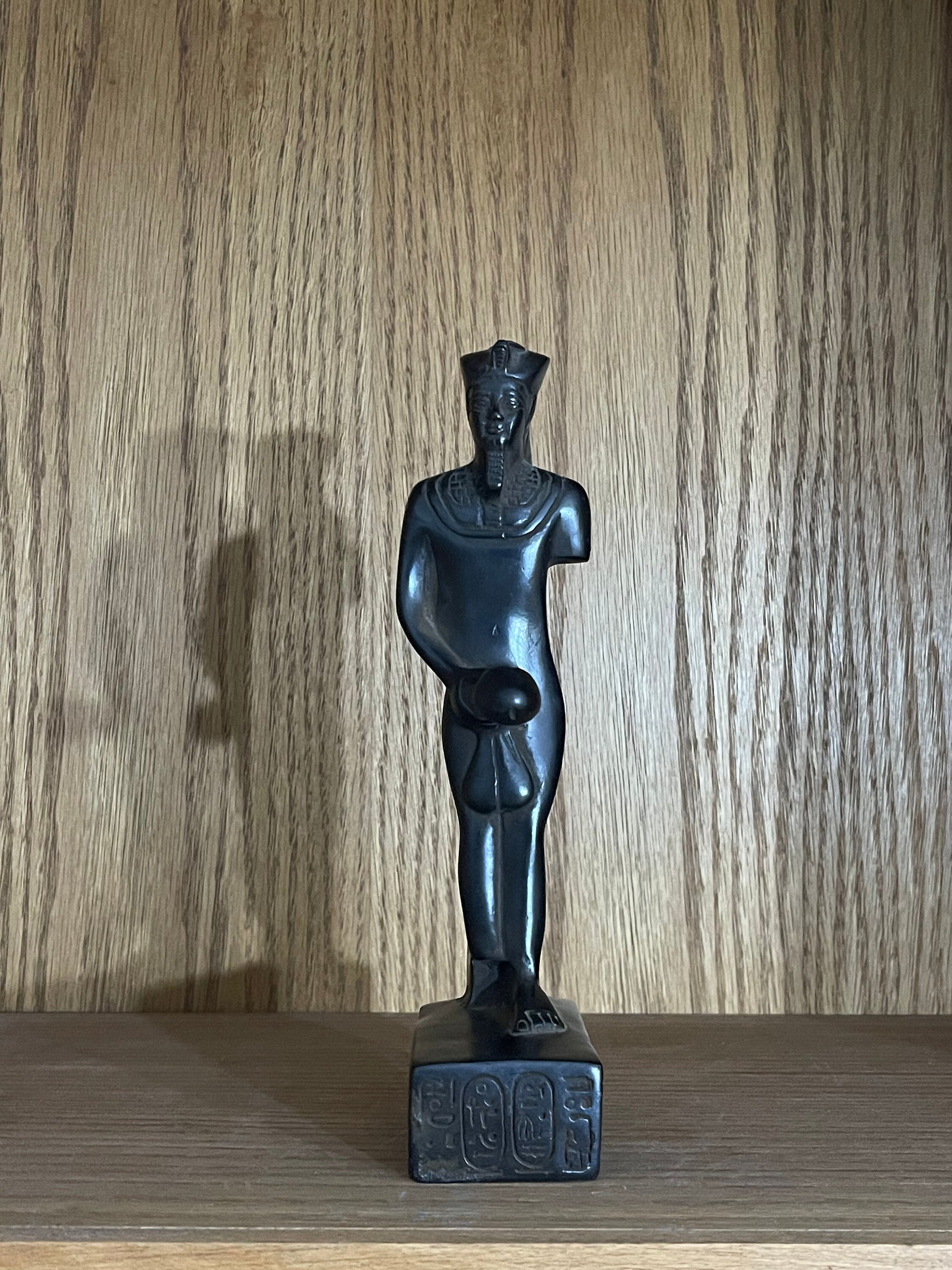 Egyptian God Min Statue From Stone , Erotic Statue for the Egyptian God ...