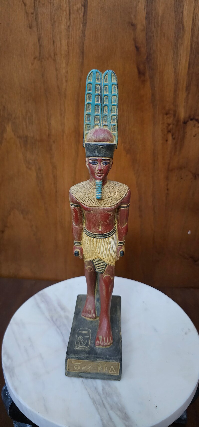 Egyptian God Amun Statue, Museum Replica for God Amun, Amun-ra, the ...