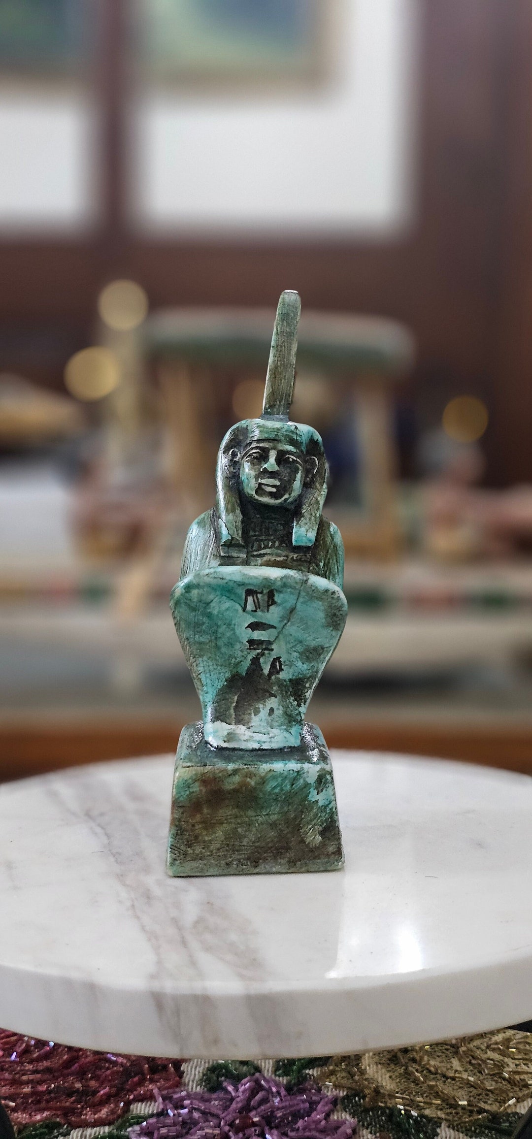 Ancient Egyptian Goddess Maat Statue , Manifest Details for Egyptian Goddess From Stone - Etsy