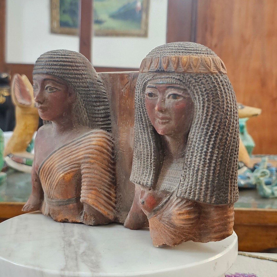 Amenemope, and His Wife , Neues Museum Replica Piece From Ancient Egyptian Art - Etsy