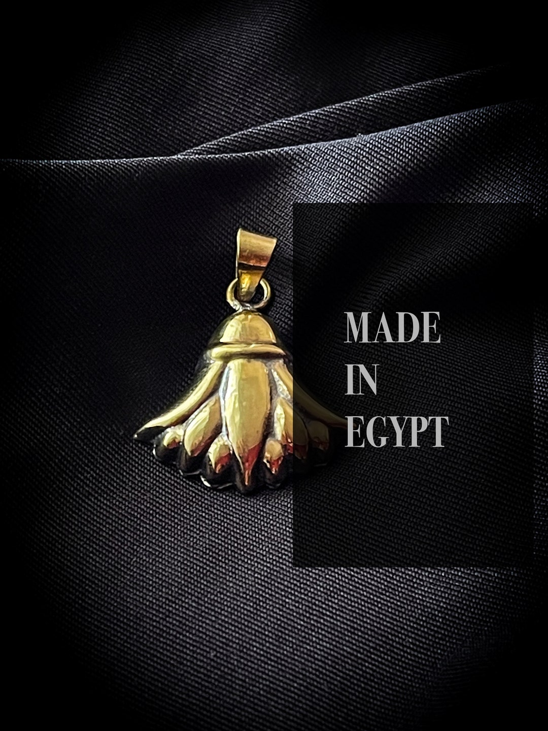 Unique Lotus Flower Pendant From Ancient Egypt , Manifest Amulet From ...