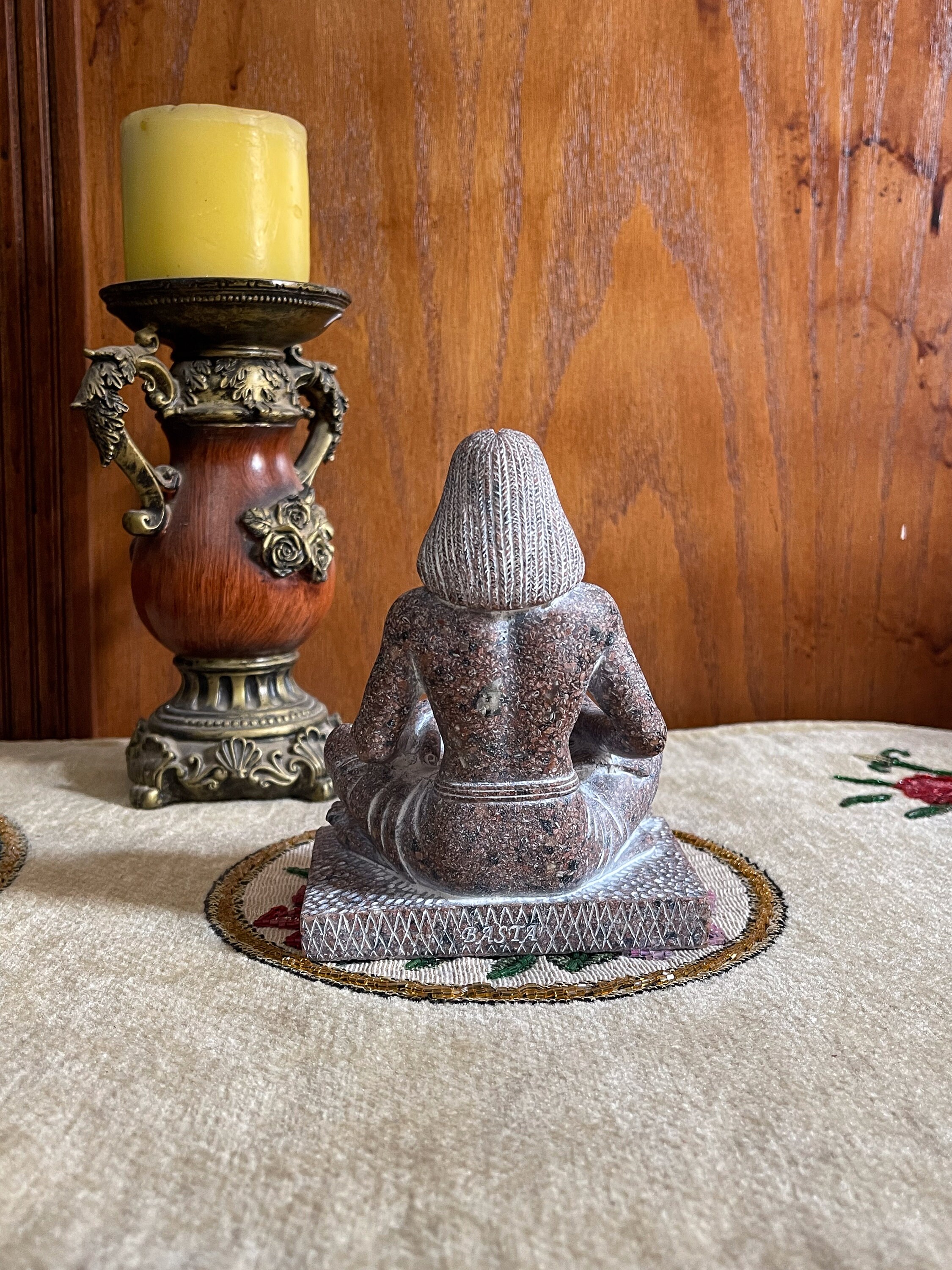 Manifest Egyptian Scribe Statue From Granite Stone With Unique - Etsy