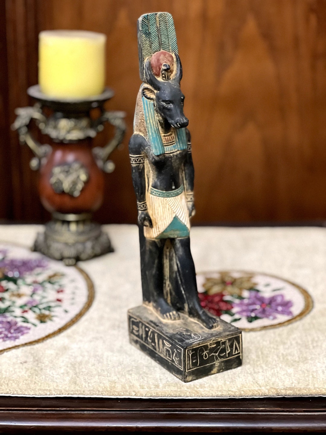 Ancient Egyptian Goddess Hathor Statue in Cow Form Manifest - Etsy