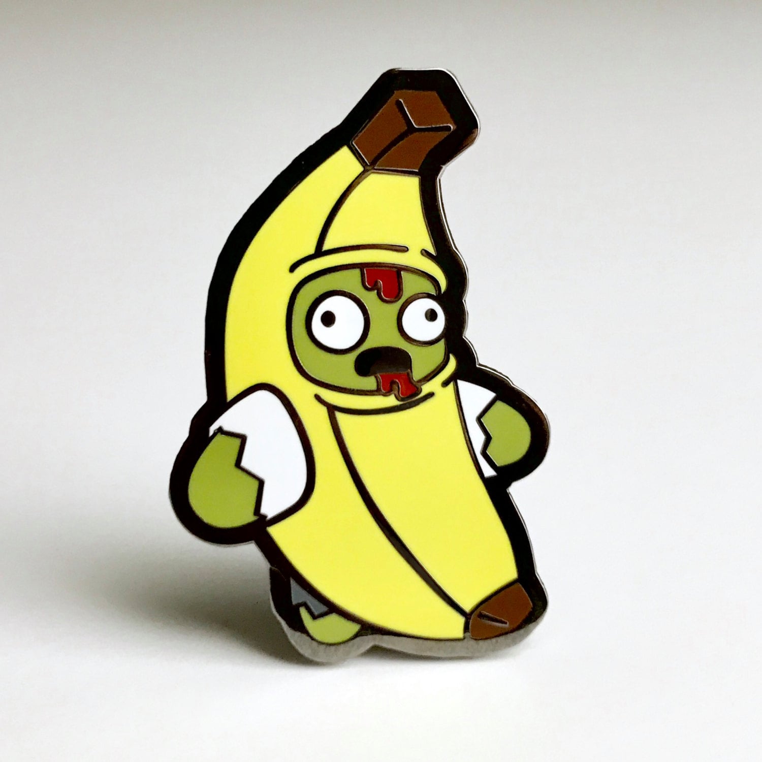 Zombie Banana Enamel Pin - Etsy