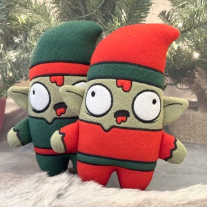 Zombie Elf - A Little Cute and Scary for Your Merry This Christmas - Etsy