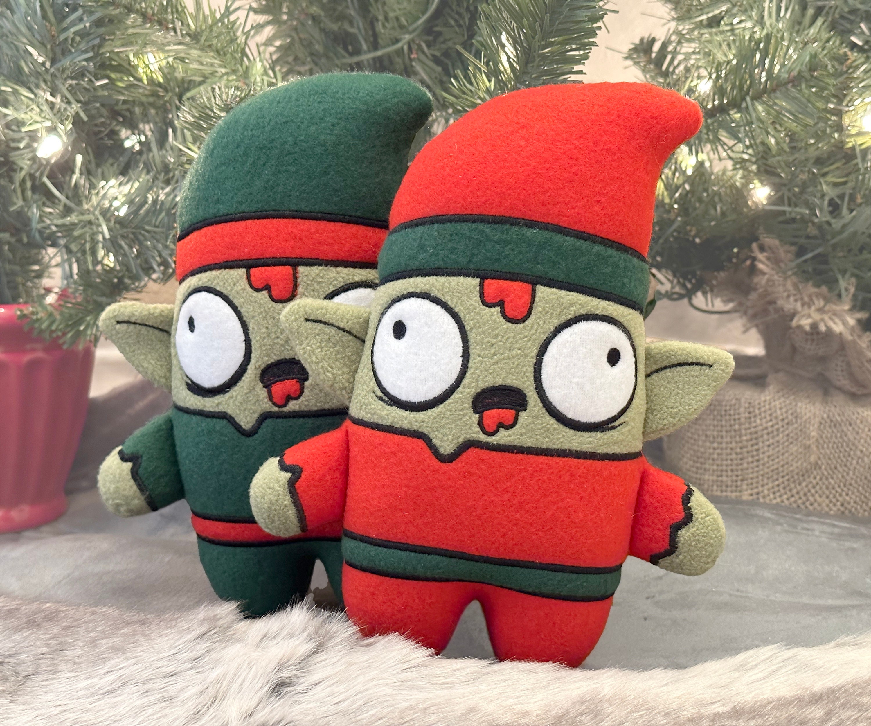 Zombie Elf - A Little Cute and Scary for Your Merry This Christmas - Etsy