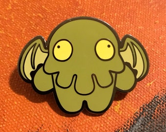 Cute-thulhu Enamel Pin Hard Enamel Pin Cloisonné Cthulhu Lapel Pin ...