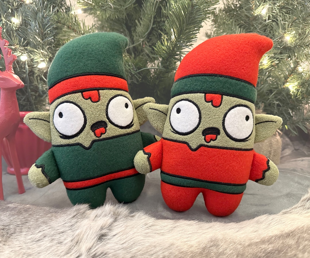 Zombie Elf - A Little Cute and Scary for Your Merry This Christmas - Etsy