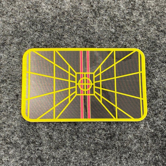Stay on Target X-wing Targeting Computer Metallic Vinyl | Etsy