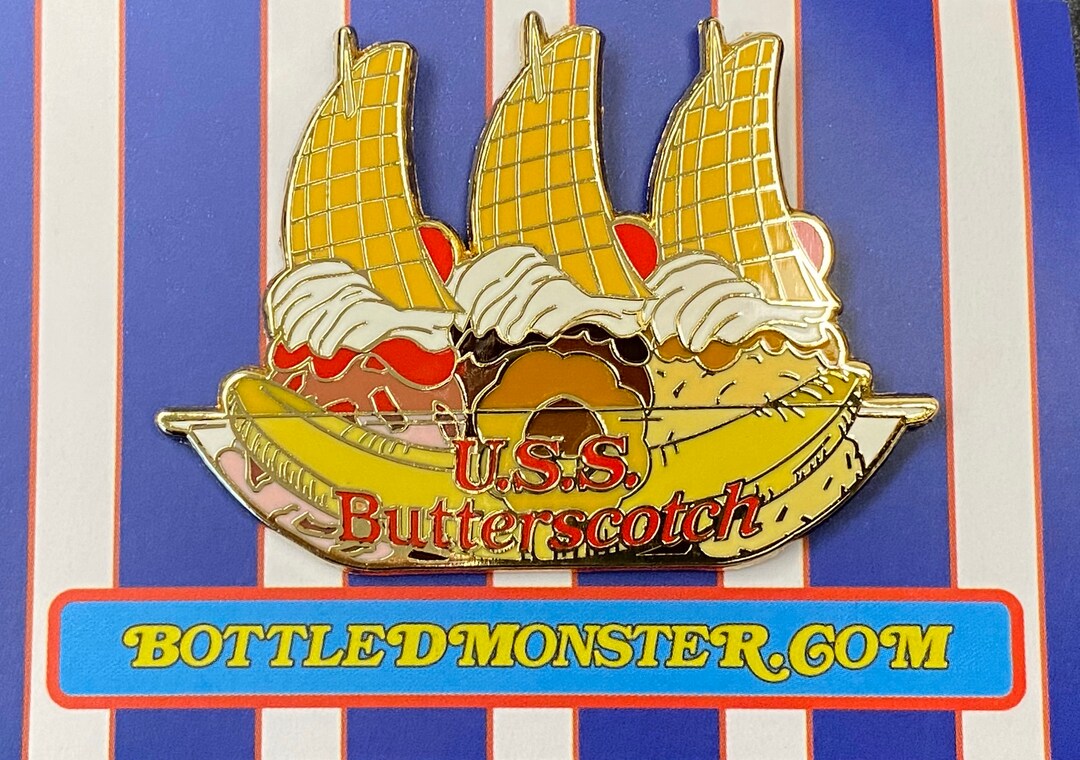 U.S.S. Butterscotch Stranger Things Hard Enamel Collectable Pin - Etsy