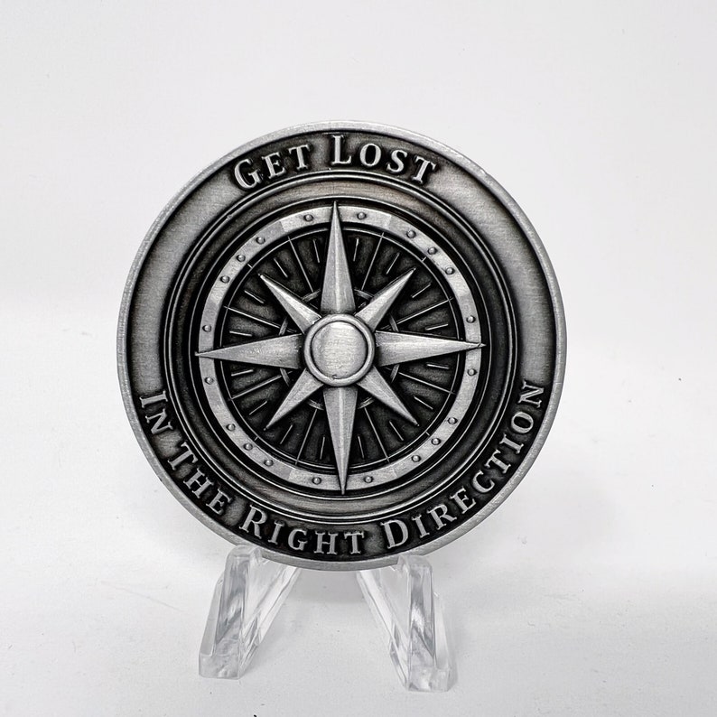 Adventure EDC Challenge Worry Coin - Etsy