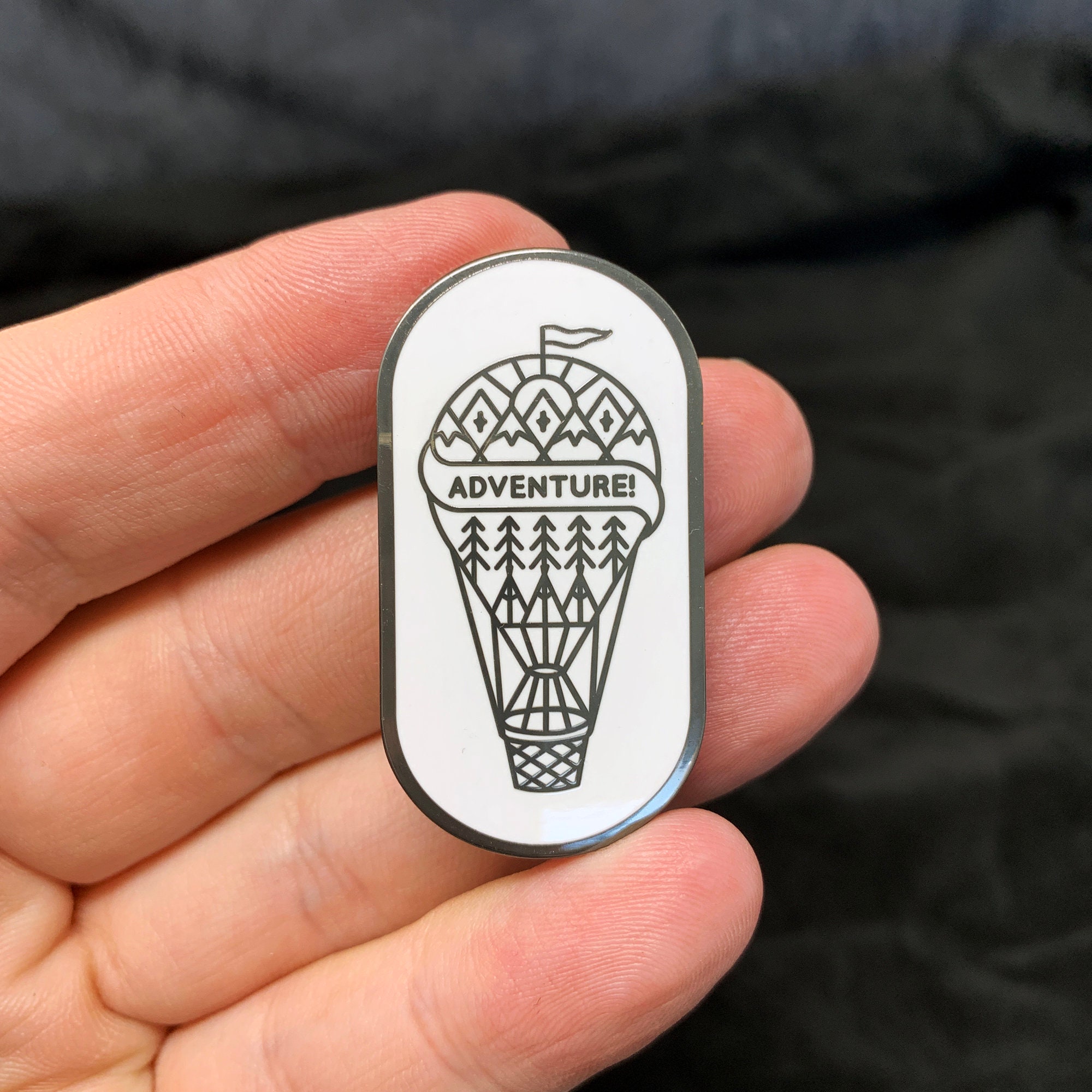 Adventure! Hard Enamel Pin Designed by DOOOM - Etsy