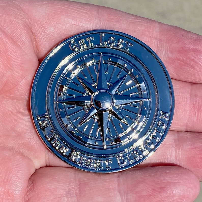 Adventure EDC Challenge Worry Coin - Etsy