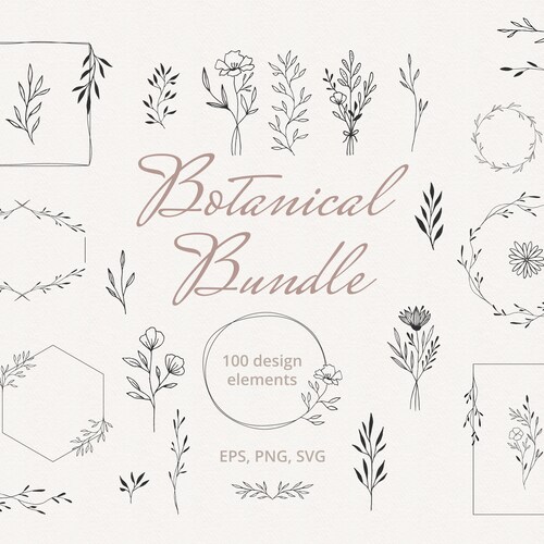 Flower SVG Files Field Flowers Svg Wildflowers Svg Flower | Etsy