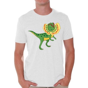 Dilophosaurus Dinosaur T-shirt for Men. Dinosaur Tshirt. Dilophosaurus ...