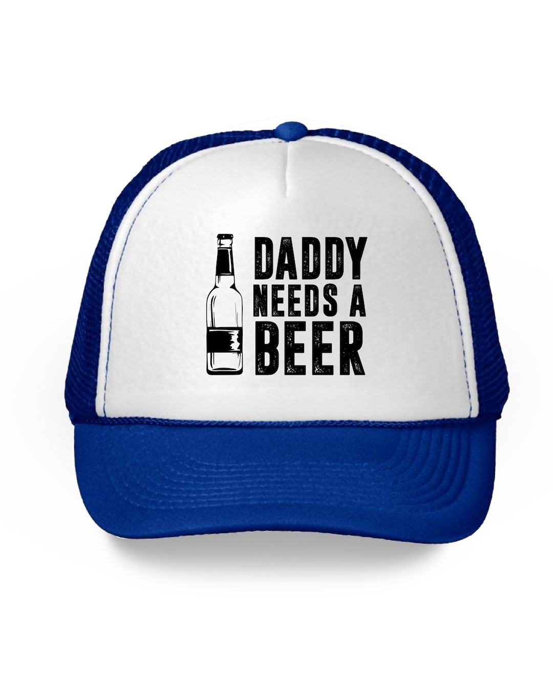 Daddy Needs A Beer Trucker Hat Beer Dad Hat Beer Gifts for Dad Funny ...