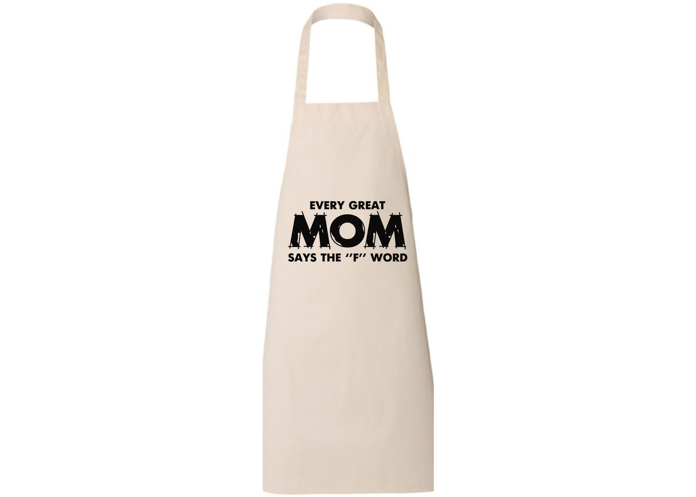 Every Great Mom Says the F Word Apron Funny Kitchen Aprons for Mom ...
