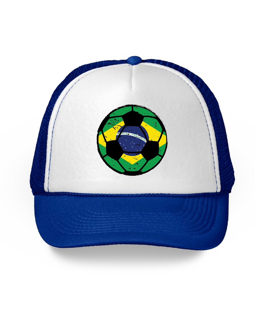 Brazil Soccer Ball Hat Brazil Soccer 2018 Trucker Hat Gifts From Brazil ...