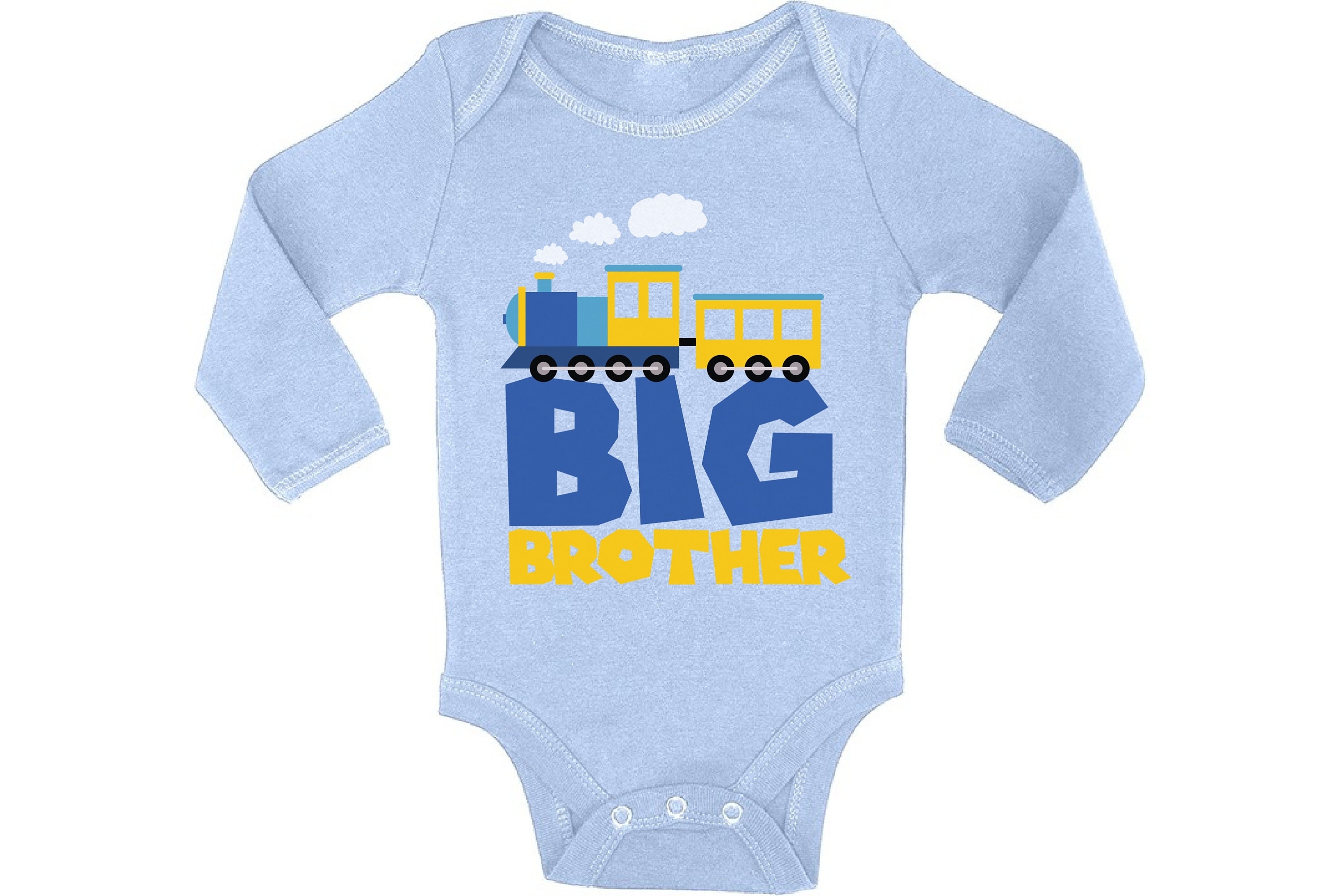 Big Brother Train Bodysuit Big Bro Baby Announcement Romper - Etsy