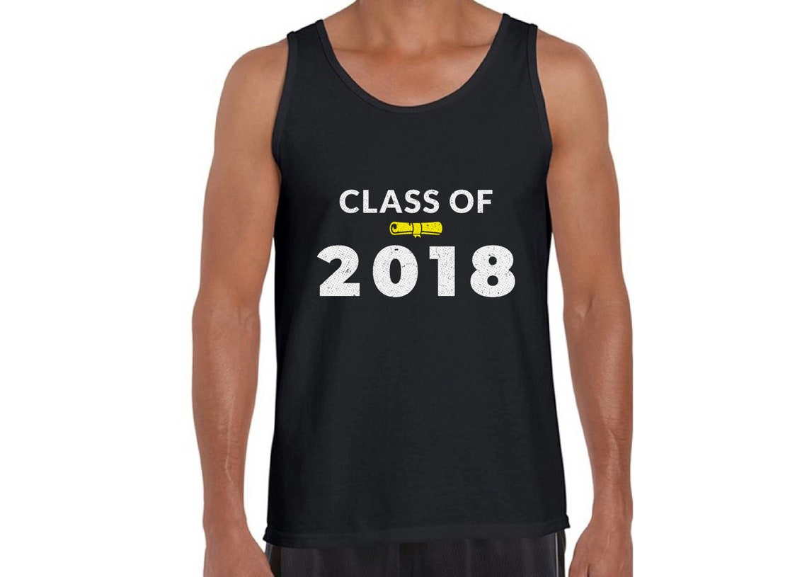 Class of 2018 Tank Top for Men Graduation 2018 Tanks for Men | Etsy