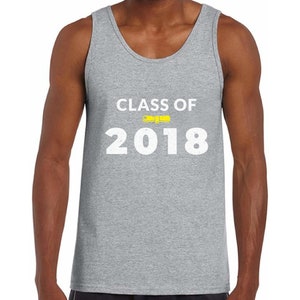 Class of 2018 Tank Top for Men Graduation 2018 Tanks for Men | Etsy