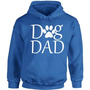 Dog Dad Hoodie Hooded Sweatshirt Fathers Day Gift Pet Lover Dog Lover ...