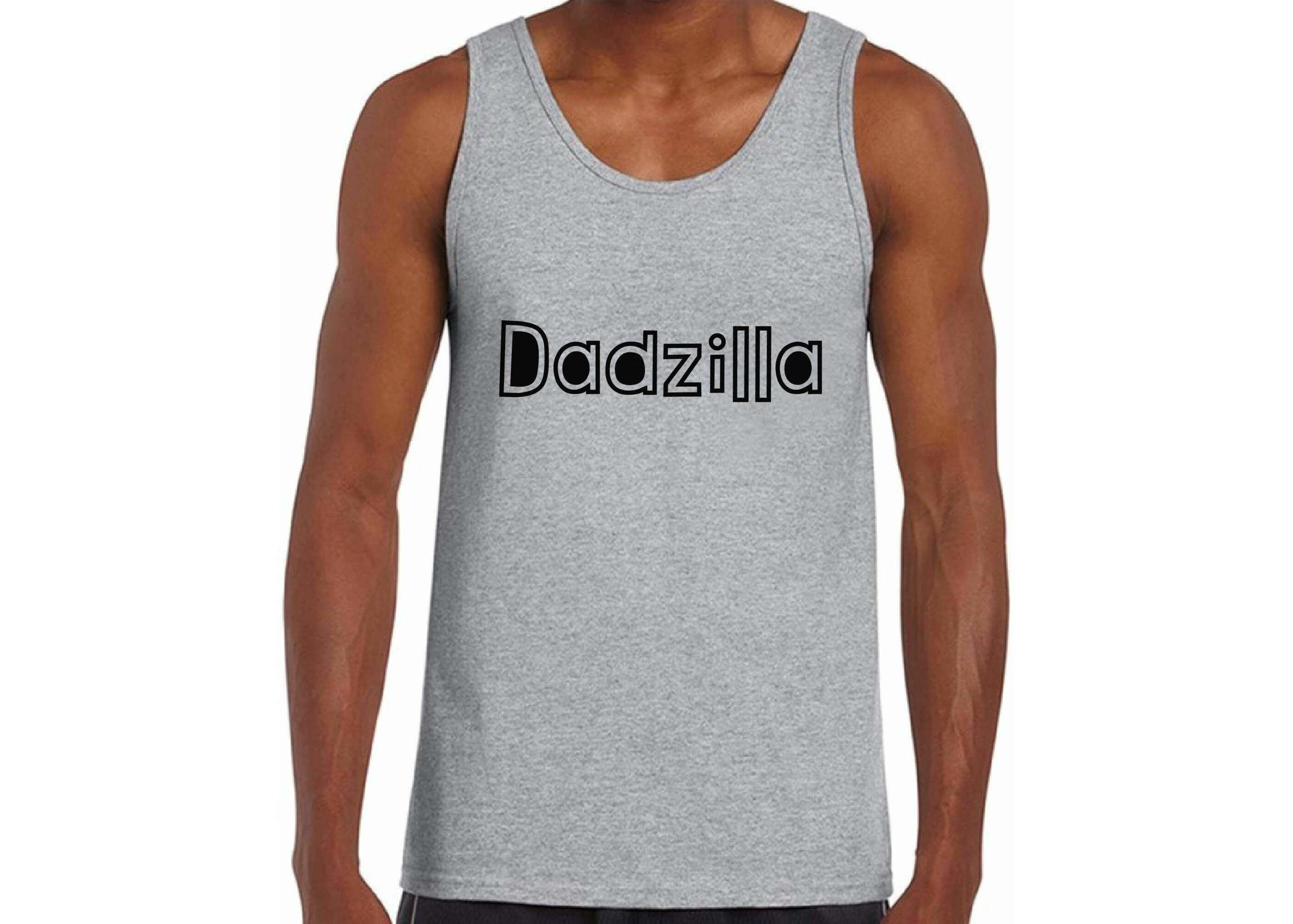 Dadzilla Dads Tank Tops Tank Top Fathers Day Cool Funny Gift - Etsy