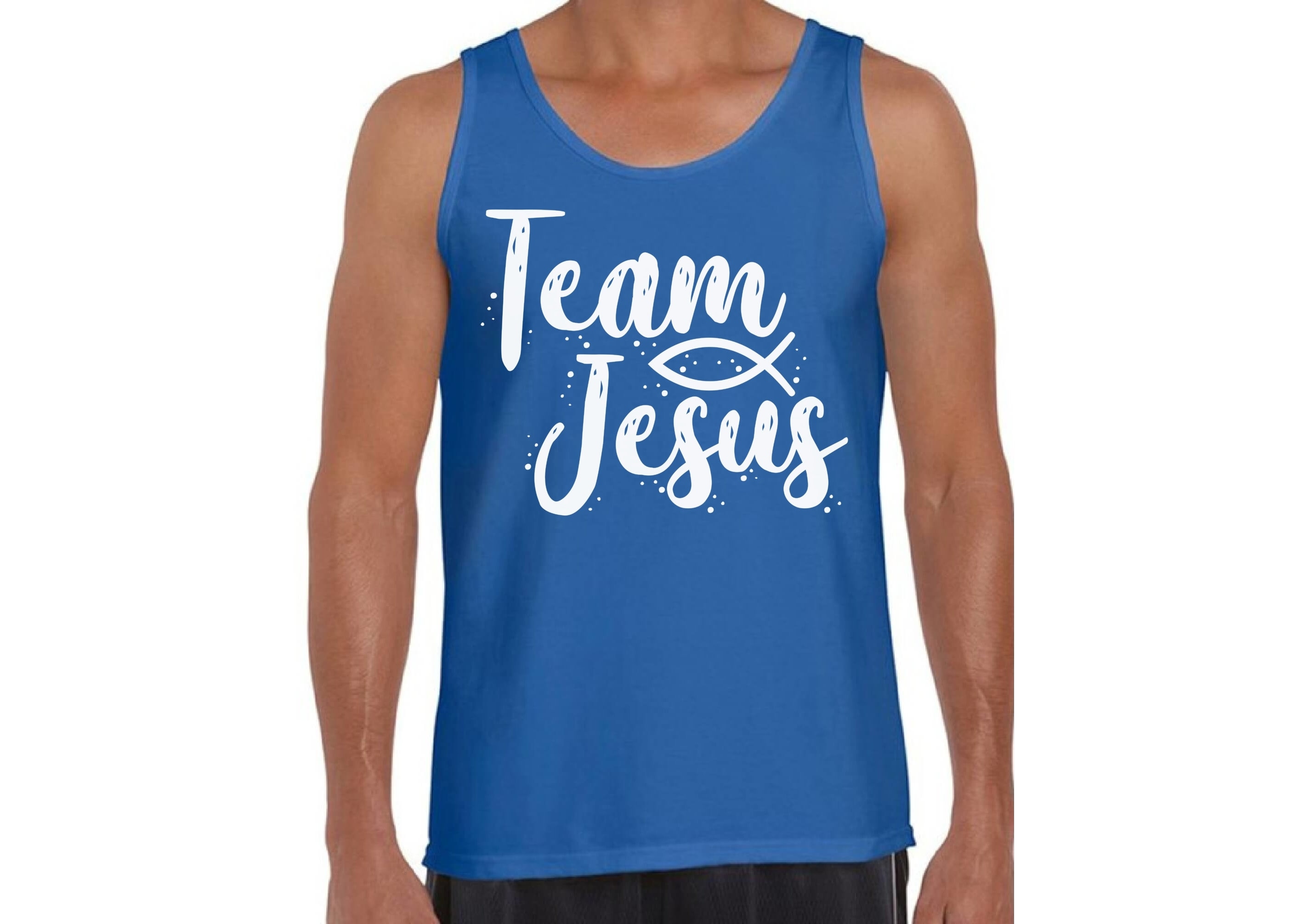 Team Jesus T-shirt. Jesus Tank Top for Him. Christian Mens - Etsy