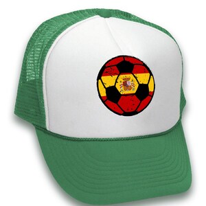 Spain Soccer Ball Hat Spain Soccer 2018 Trucker Hat Gifts From Spain ...