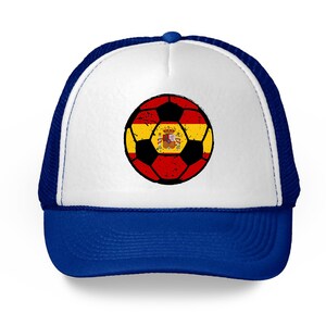 Spain Soccer Ball Hat Spain Soccer 2018 Trucker Hat Gifts From Spain ...