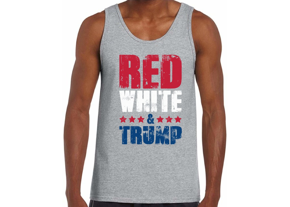 Red White & Trump Tank Top for Men Trump Gifts for Him - Etsy