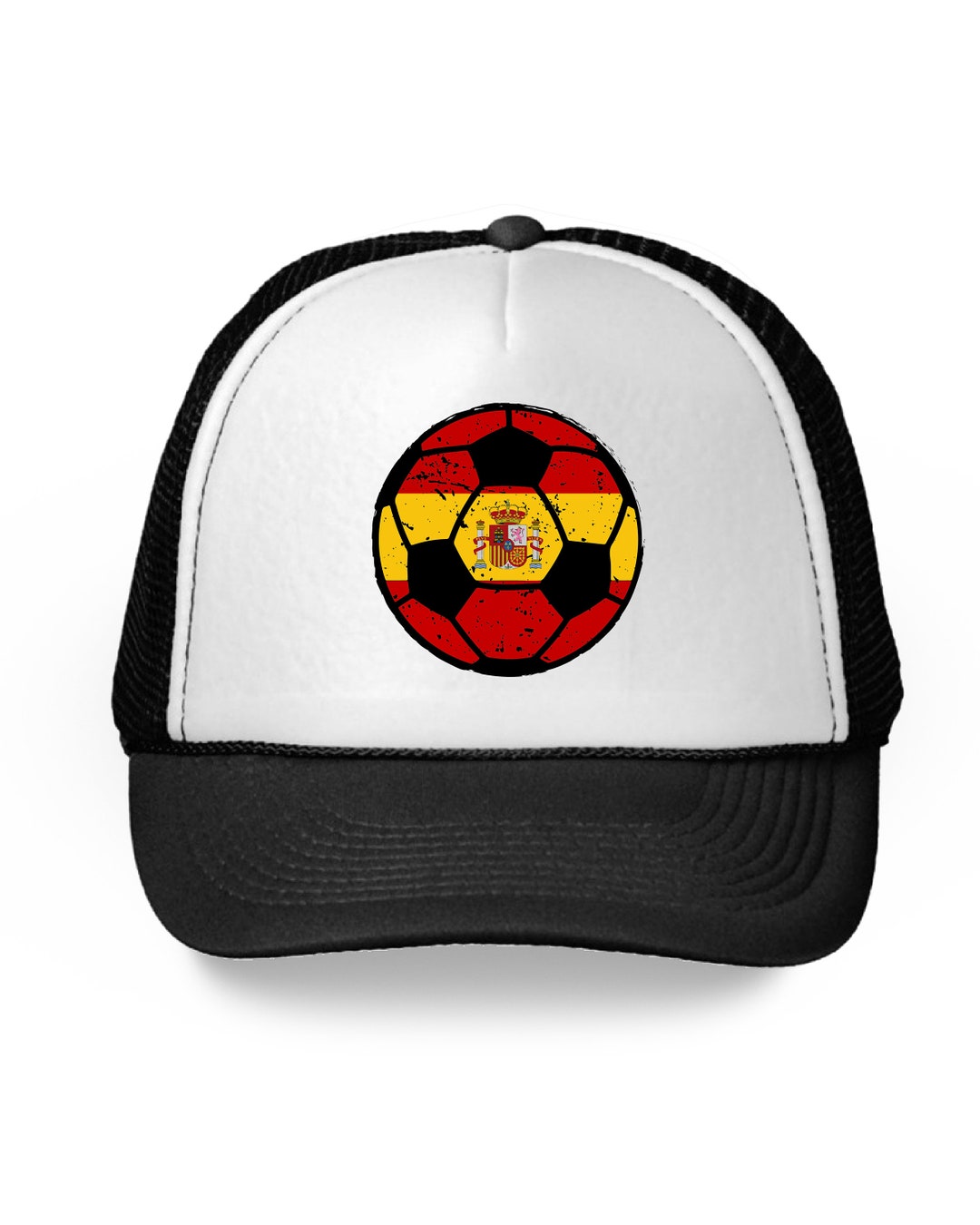 Spain Soccer Ball Hat Spain Soccer 2018 Trucker Hat Gifts From Spain ...
