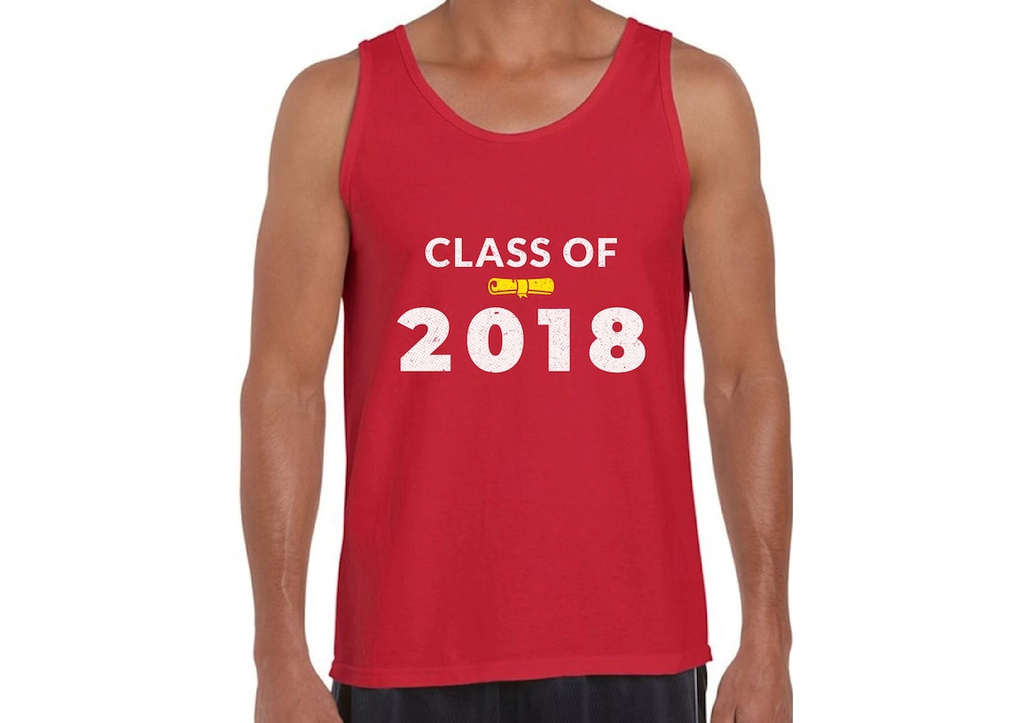 Class of 2018 Tank Top for Men Graduation 2018 Tanks for Men | Etsy