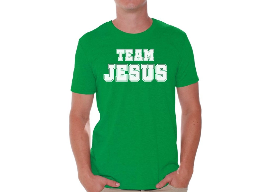 Team Jesus T-shirt. Jesus Shirt for Men. Christian Mens Shirts. Christ ...