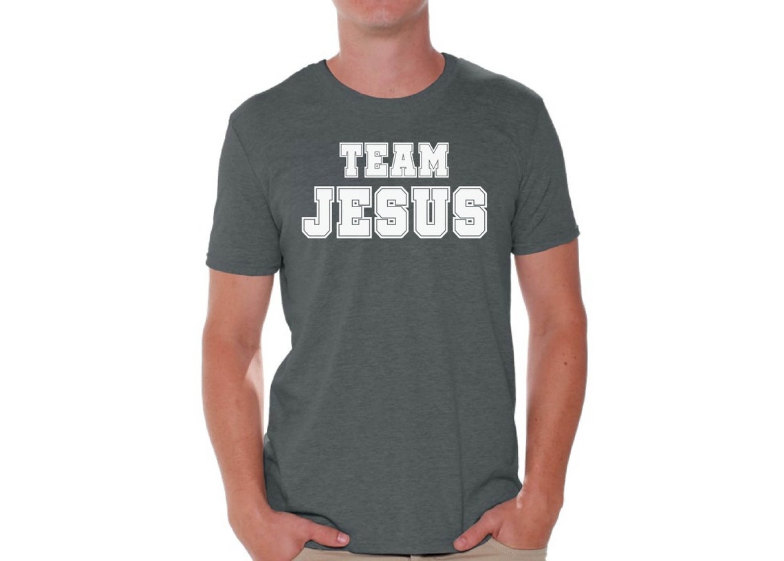 Team Jesus T-Shirt. Jesus Shirt for Men. Christian Mens | Etsy