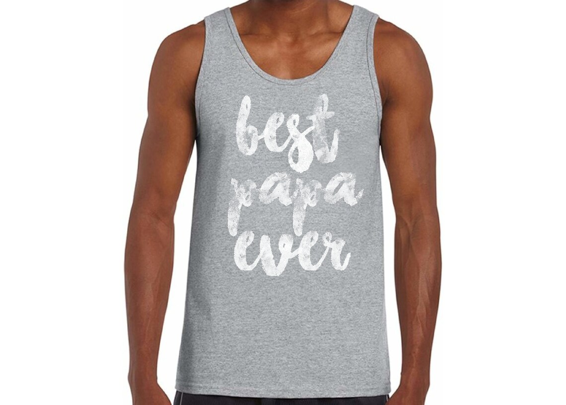 Best Dad Tank Top. Fathers Day Clothes Collection. Best Father Men Tank ...
