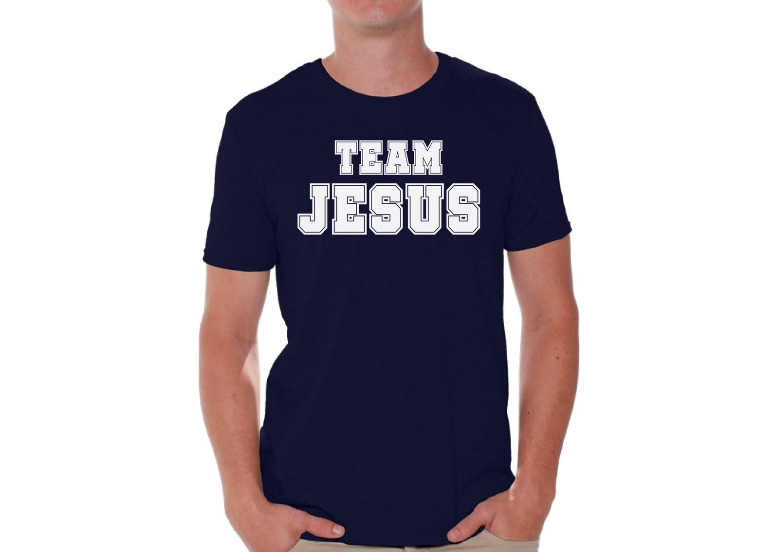 Team Jesus T-Shirt. Jesus Shirt for Men. Christian Mens | Etsy