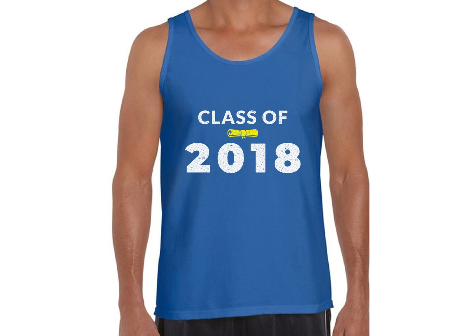 Class of 2018 Tank Top for Men Graduation 2018 Tanks for Men | Etsy