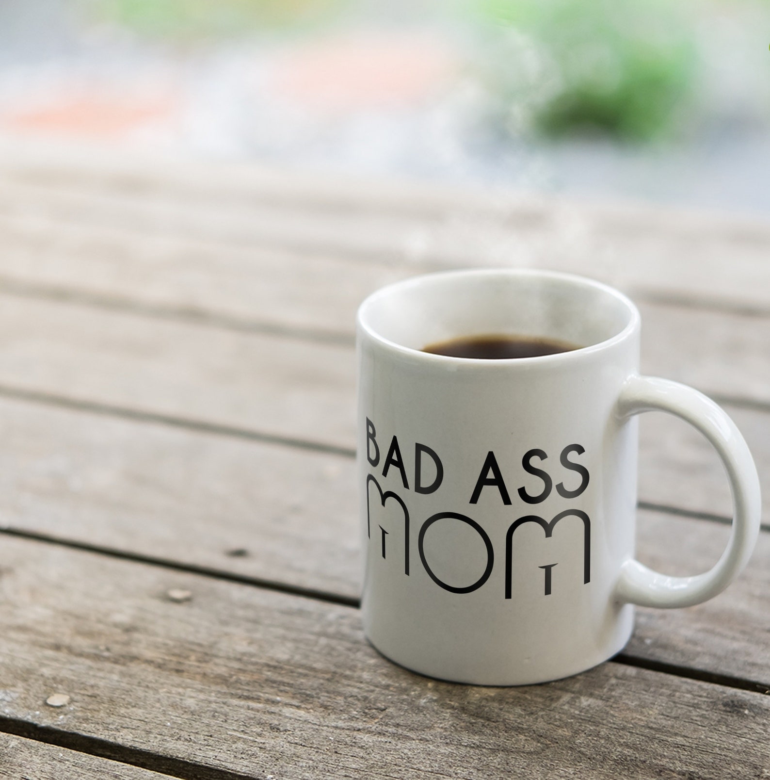 Bad Ass Mom Coffee Mug Funny Mom Mugs Mothers Day Ts Etsy
