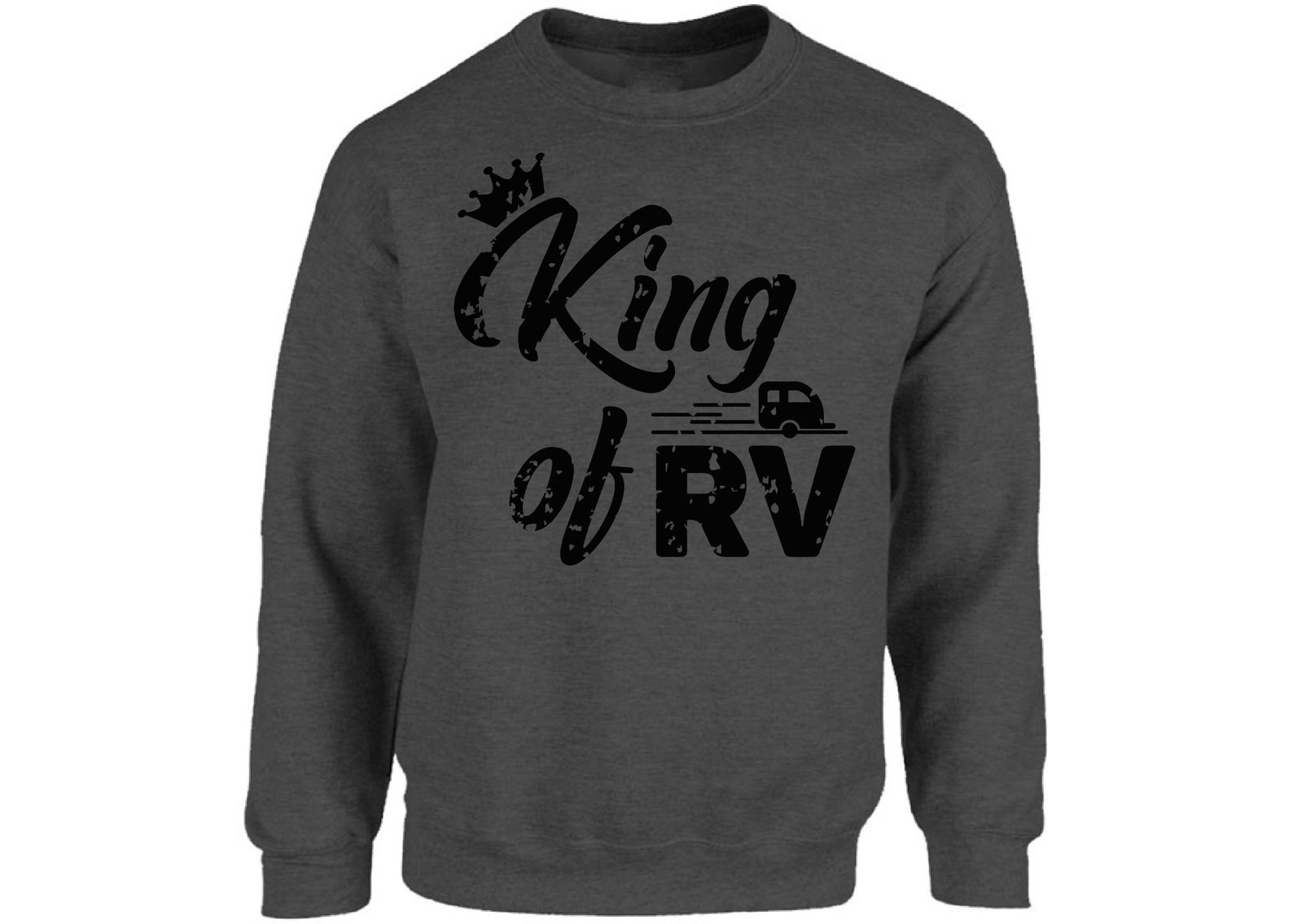 RV King Sweater. RV Clothing for Campers. RV Crewneck for Men. Camping ...