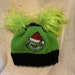 Christmas Grinch Knit Embroidered Beanie Hat - Etsy
