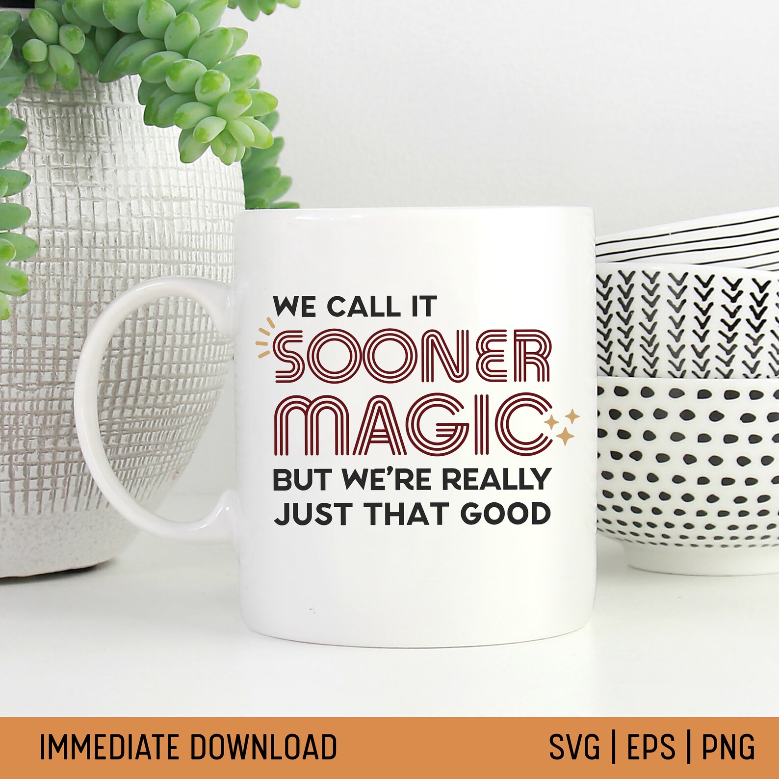 Sooner Magic SVG OU Sublimation PNG Boomer Sooner Horns - Etsy