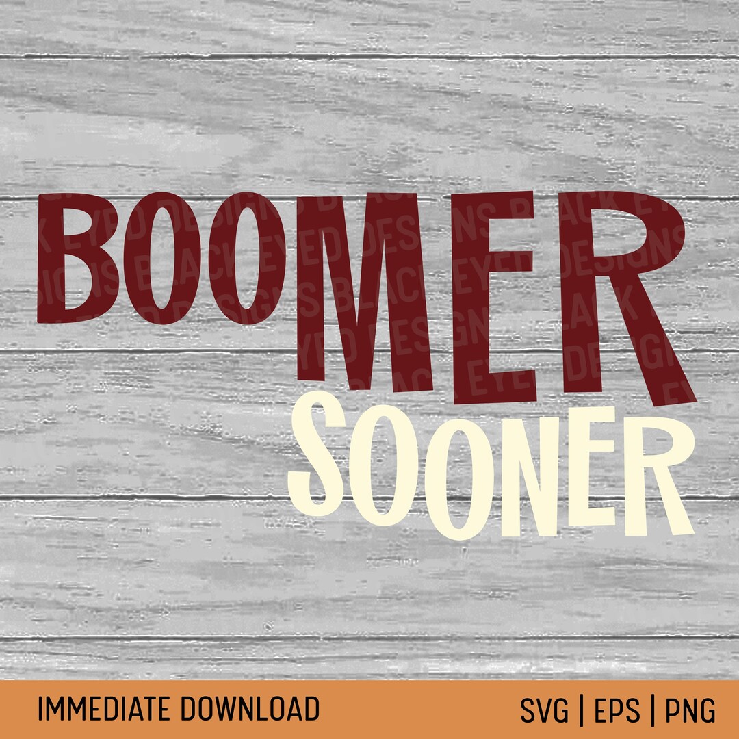 Boomer Sooner SVG OU Sublimation PNG Bedlam Horns Down - Etsy Australia
