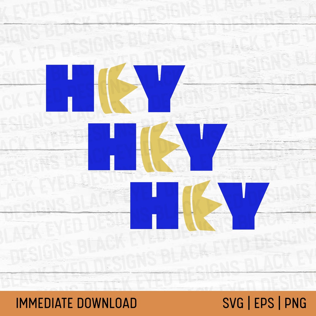 Hey Hey Hey SVG | KC Royals Sublimate | Kansas City Baseball Win ...