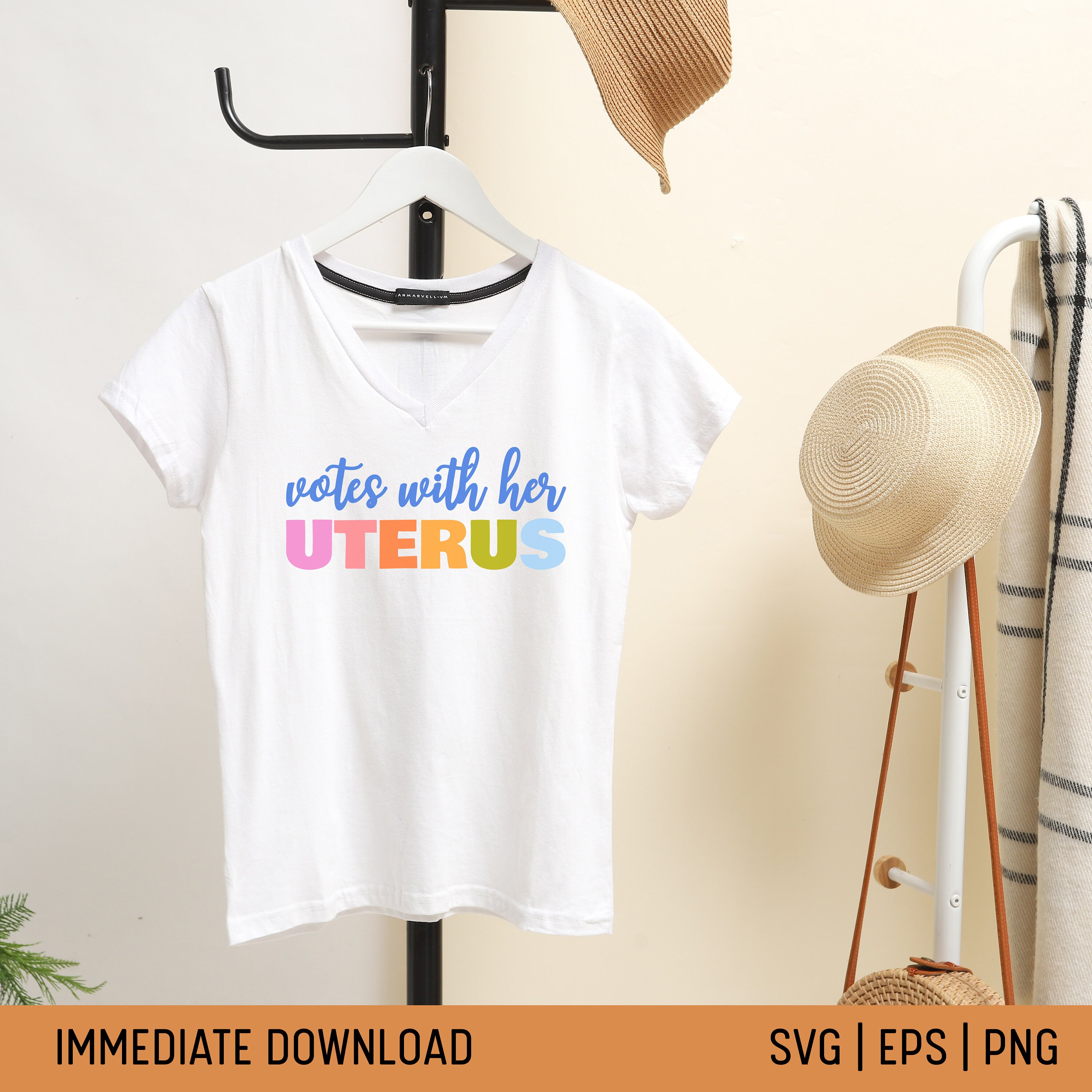 Vote With Uterus SVG Pro-choice Pro-roe Sublimate Save Protect Abortion ...