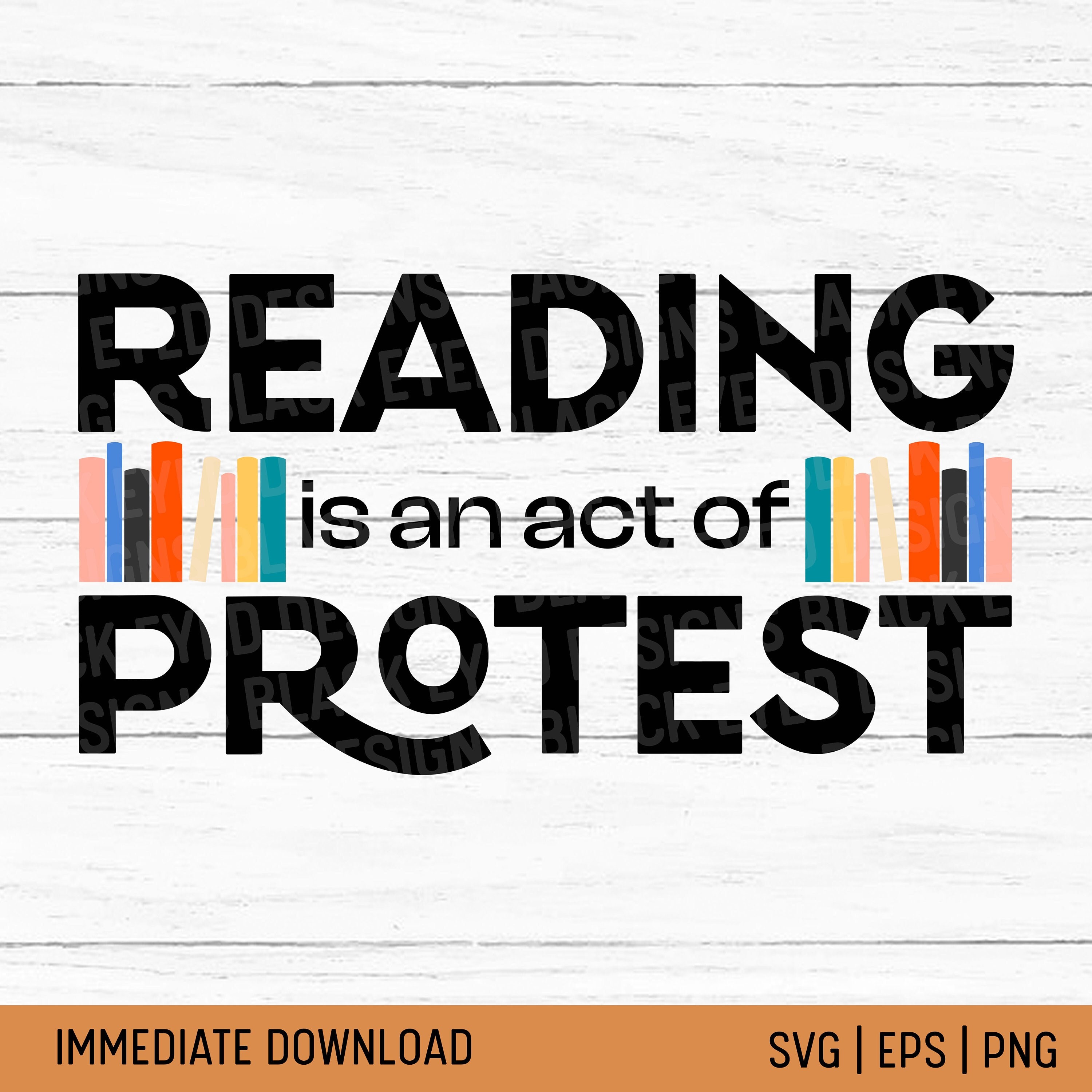 Read Banned Books SVG | Reading is Protest Sublimate | Teacher ...