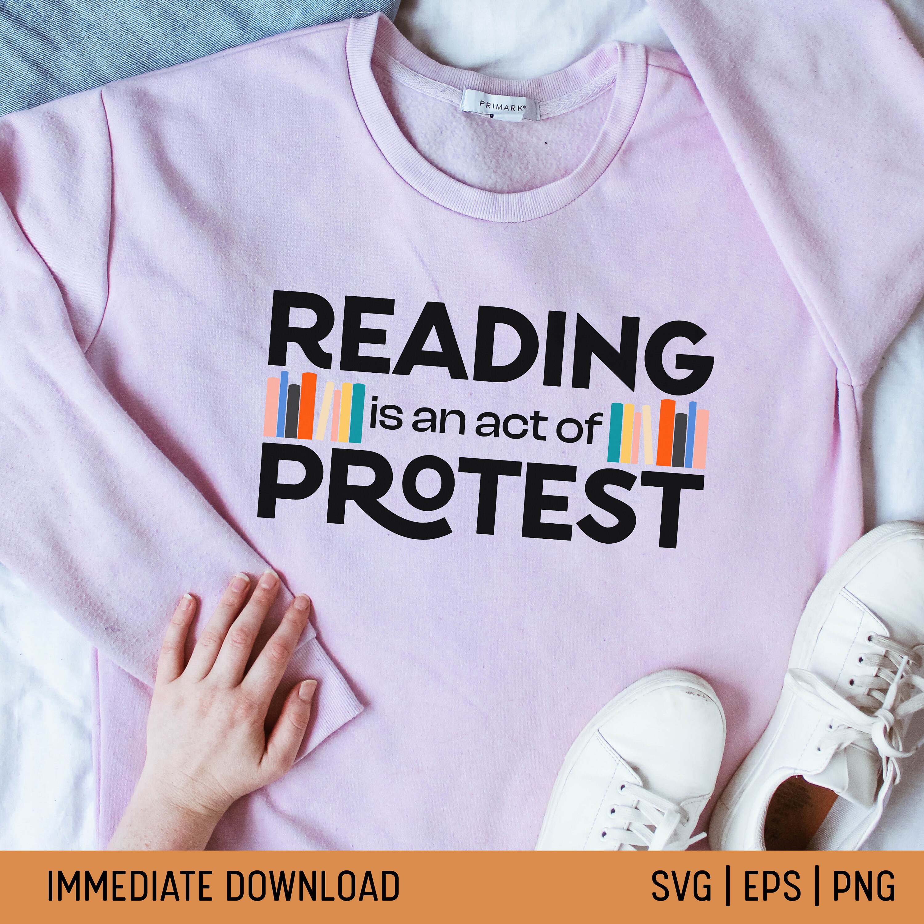 Read Banned Books SVG | Reading is Protest Sublimate | Teacher ...