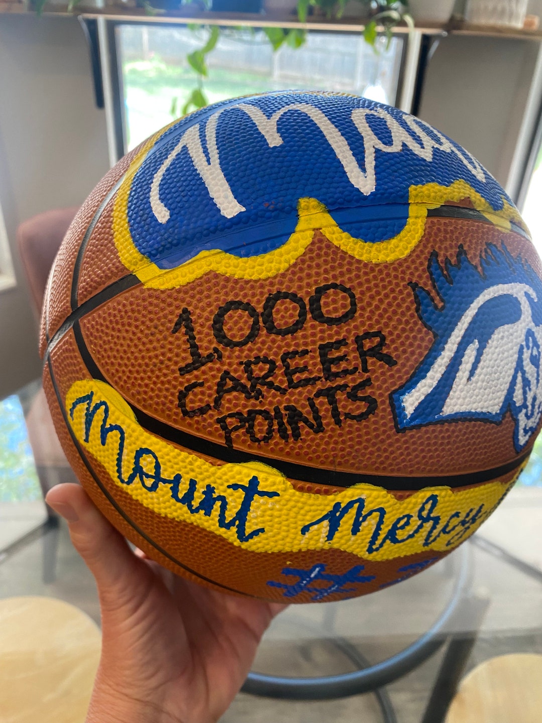 Custom, Hand Painted, Personalized Basketball, Sport Memorabilia ...