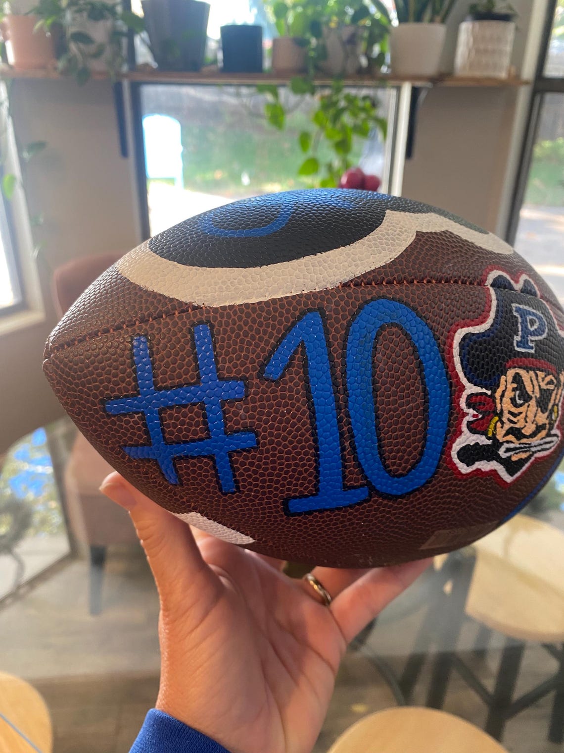 Custom, Hand Painted, Personalized Football, Sports Memorabilia, Sports ...