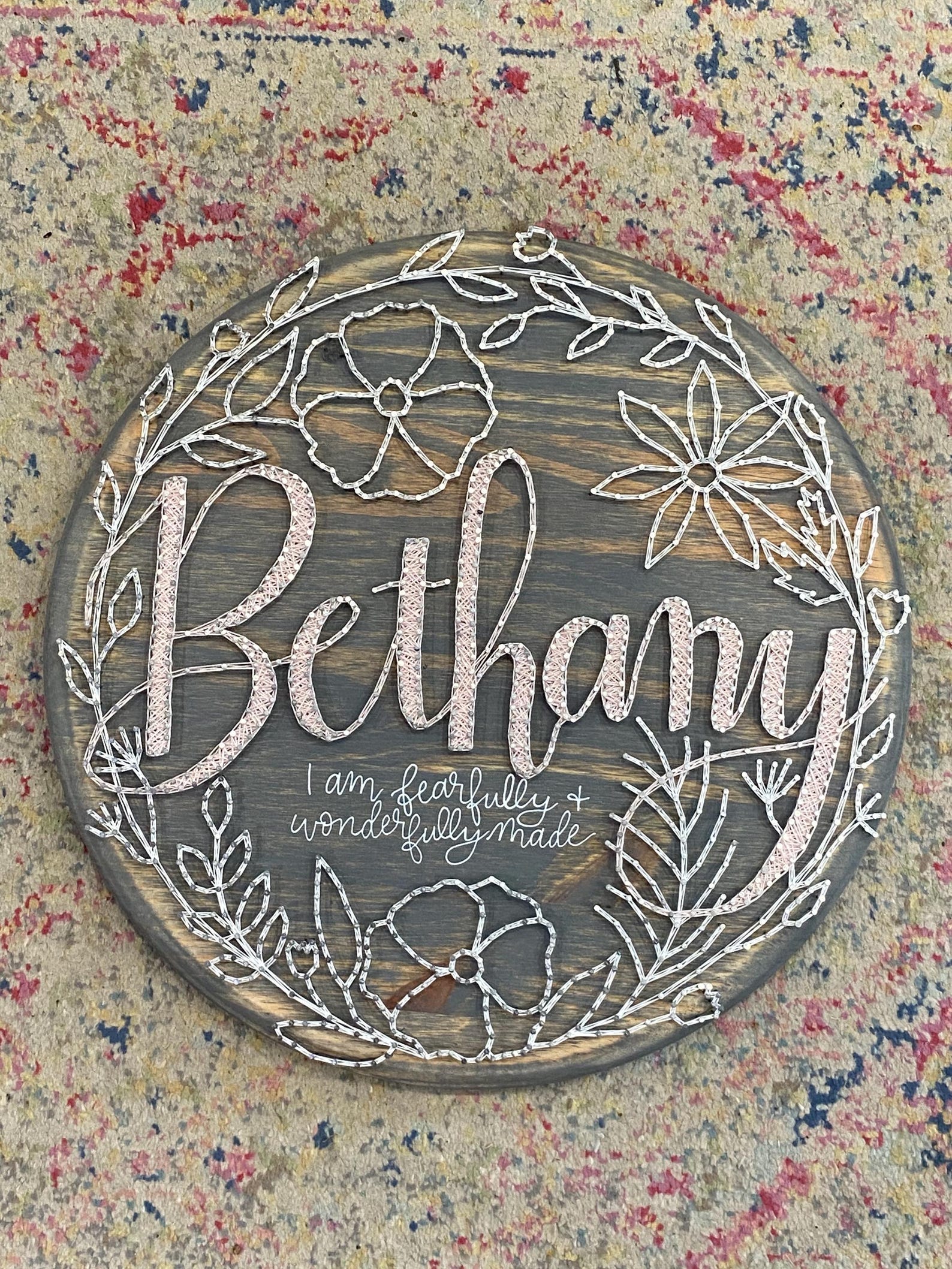 Custom String Art Sign, Baby Name, Nursery Decor, Wedding Gift, Realtor ...